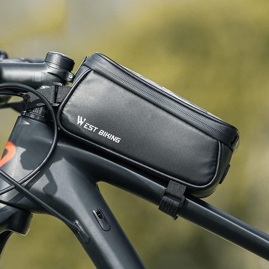 Fietsframe tas, Waterdichte fietsstuur tas, 1 L fietsframe, Fiets tas ...