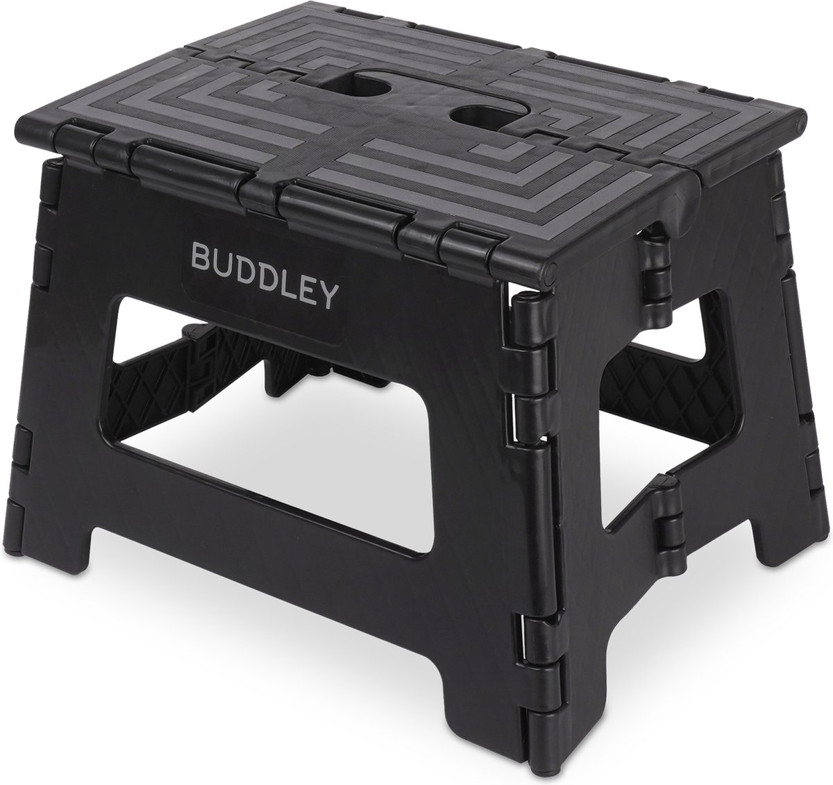 Opstapje Inklapbaar Zwart M - Inklapbaar Krukje - Opvouwbaar Krukje ...