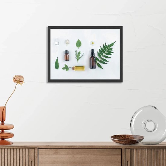 Poster Beautysallon Wit Rechthoek Horizontaal Met Lijst XL (70 X 50 CM ...