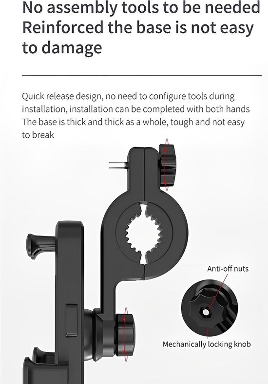 Smartphone houder Motor - 360 Graden Rotatie - Smartphone Houder Motor ...