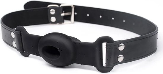 Holle mond gag - Opening voor vloeistof - Siliconen - Verstelbaar ...