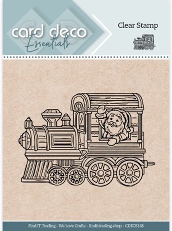 Card Deco Essential - Clear Stamp - Train | bol