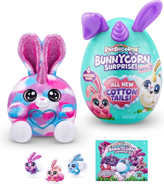 ZURU - Rainbocorns - Bunnycorn Surprise serie 2 - 18cm - Radish | bol