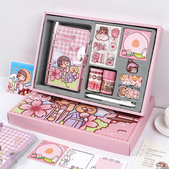 SmallMochi Bullet Journal 138 Stuks Set handboek met washi tape en ...