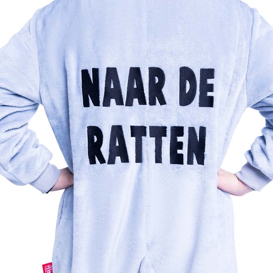 Rat onesie - dieren onesie - verkleedkleding - carnavalskleding ...
