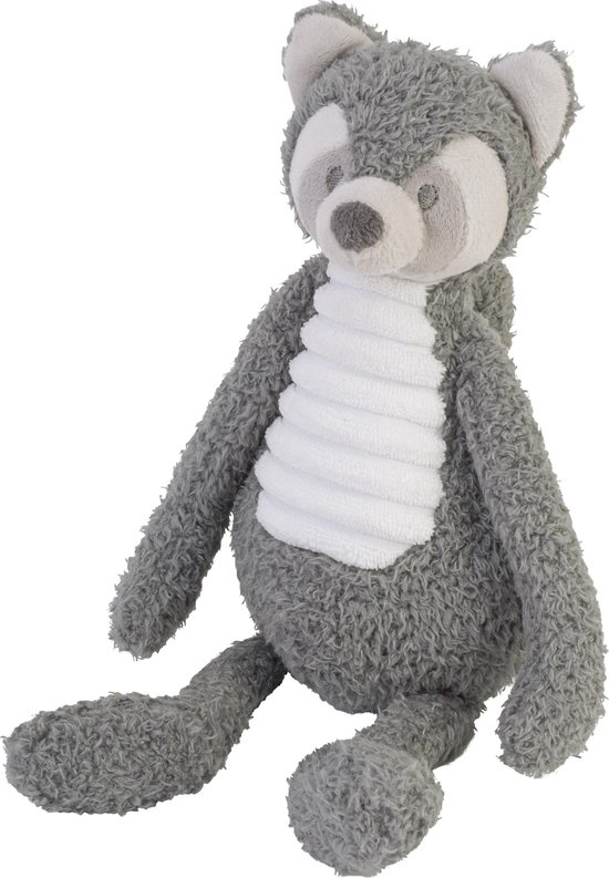 Happy Horse Wasbeer Knuffel 28cm - Grijs - Baby knuffel | bol