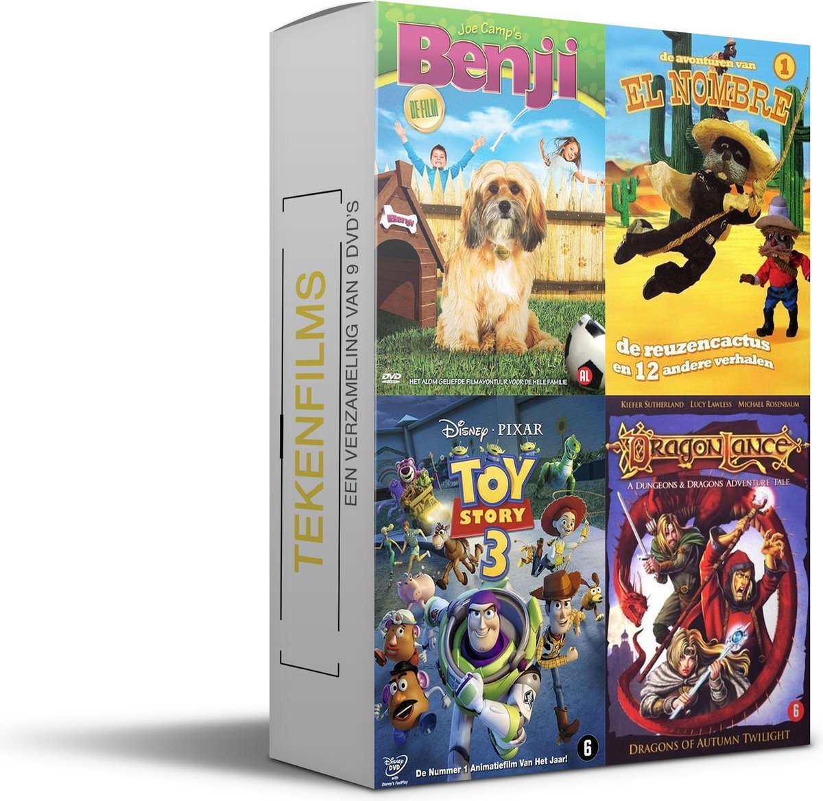 Kinderen 9 DVD collection - Tekenfilms & Kinderfilms - Versie 1 (Dvd ...