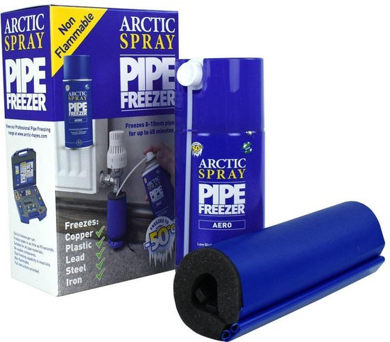 Arctic Spray - Pipe freezer - bevriezingsspray - vriesspray tot -50 ...