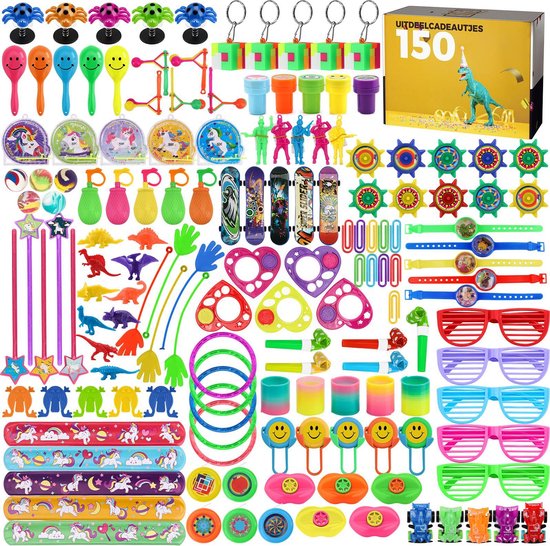 Uitdeelcadeautjes voor Kinderen - 150 Stuks XXXL - Voor Traktatie ...