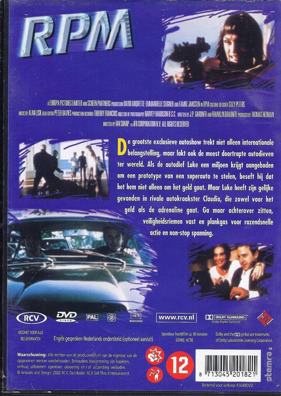 Speelfilm - Rpm (Dvd), Steve John Shepherd | Dvd's | bol