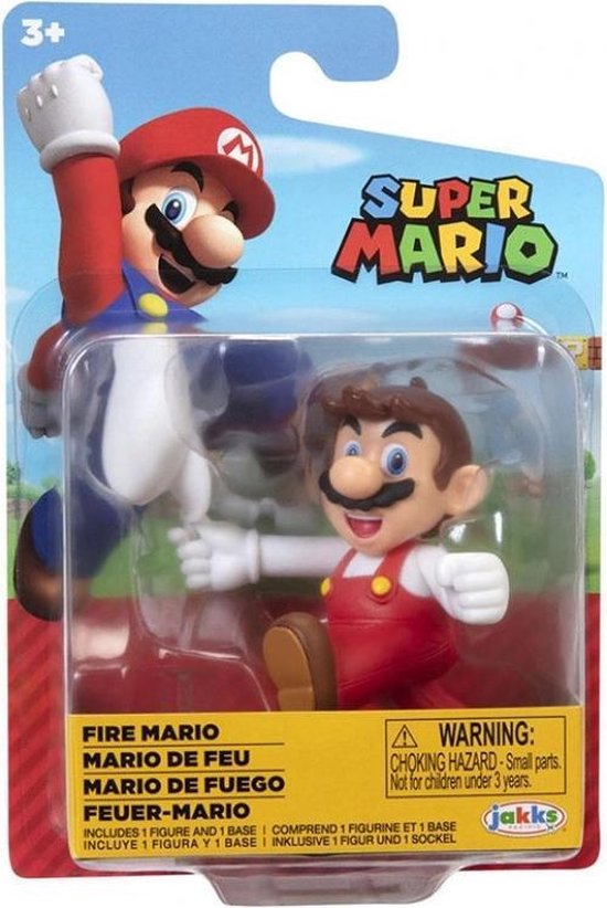 Super Mario Mini Action Figure - Fire Mario | bol.com