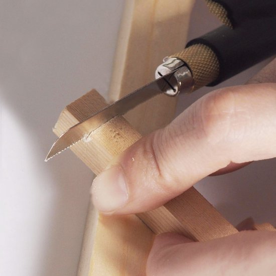 Mini Handzaag - Klein zaagje in penvorm met 2 zaagbladen - Voor ...