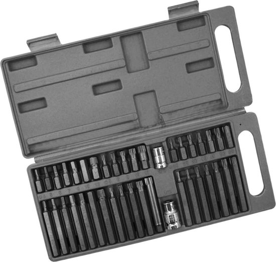 Uitgebreide torx, inbus bitset (41 delig) | bol