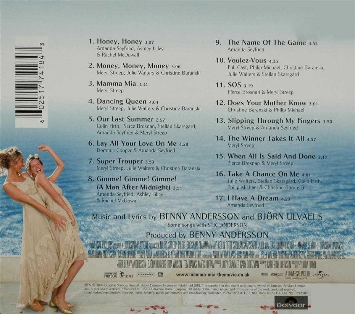 Mamma Mia!, Original Soundtrack | CD (album) | Muziek | bol.com
