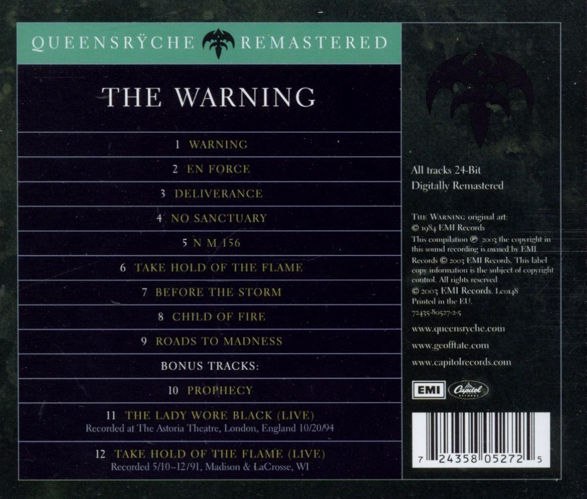 Queensrÿche - The Warning (CD), Queensrÿche | CD (album) | Muziek | bol