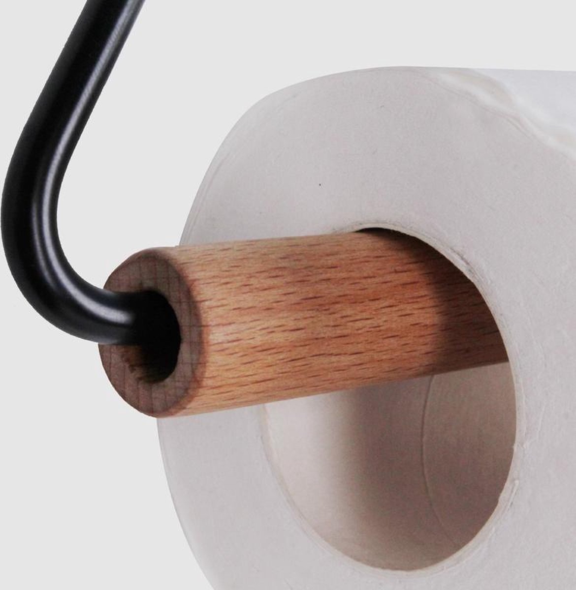 Bee's WC Rolhouder - Toiletrolhouder - Klassiek Zwart | bol.com