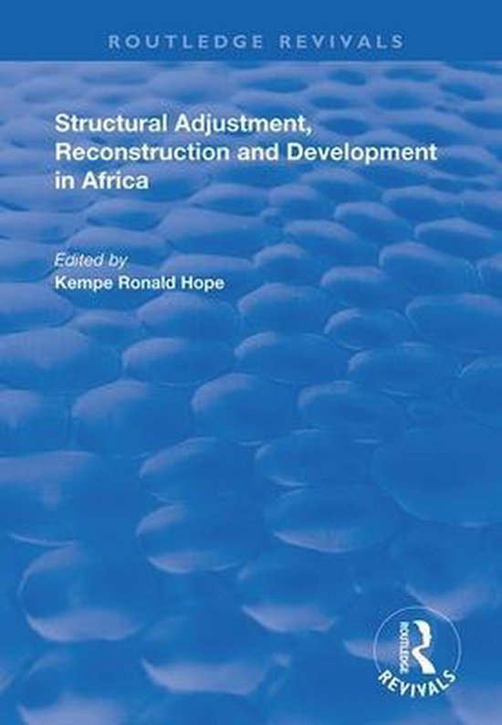 Routledge Revivals- Structural Adjustment, Reconstruction and ...
