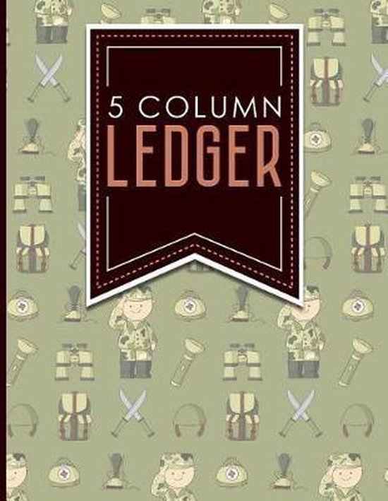 5 Column Ledger | 9781979618441 | Moito Publishing | Boeken | bol.com