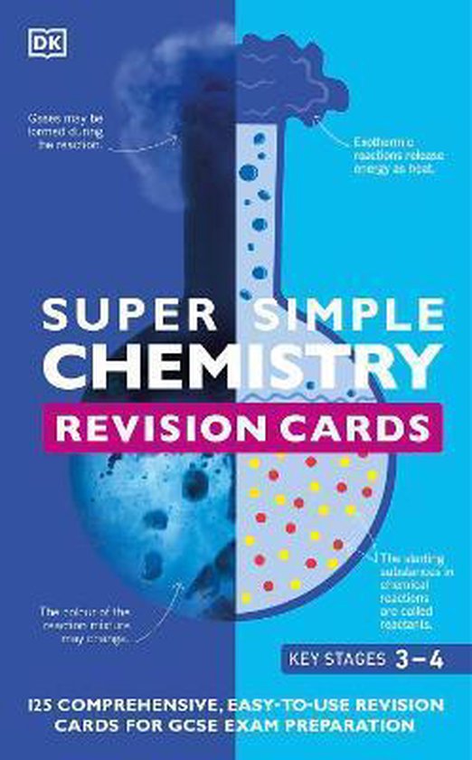 DK Super Simple- Super Simple Chemistry Revision Cards Key Stages 3 and ...