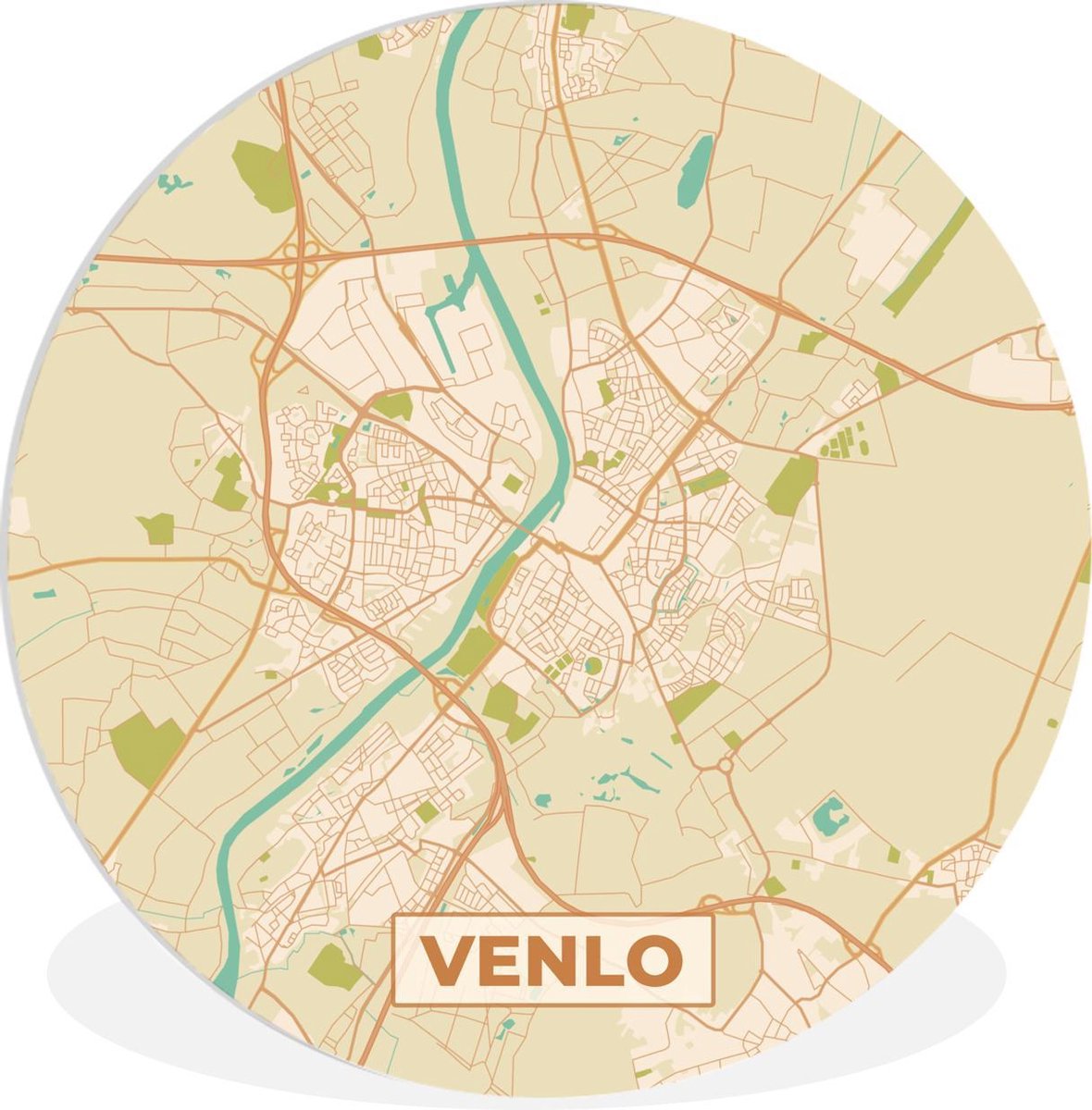 Wall Circle - Wall Circle Indoor - ⌀ 30 cm - Plastique - Plan de la ...