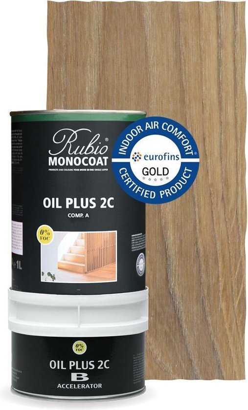 Rubio Monocoat Oil Plus 2C Smoke 5% - 1,3 liter | bol