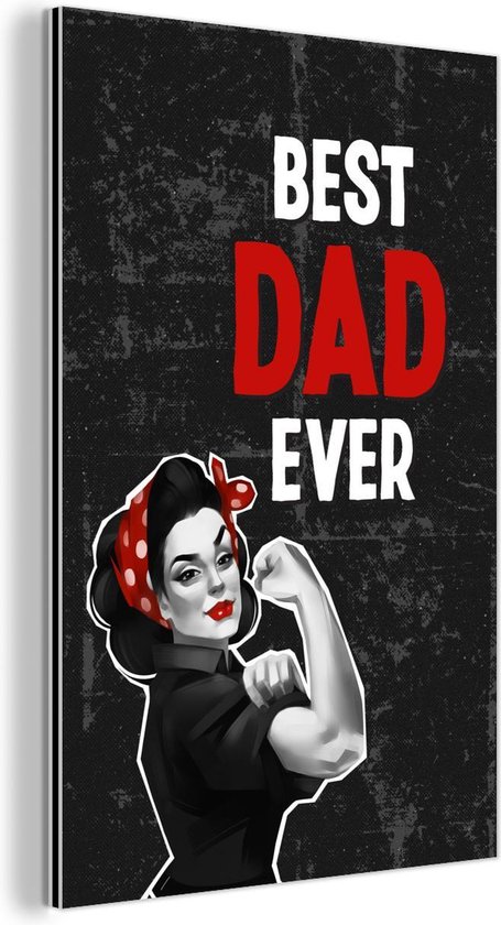 Wanddecoratie Metaal - Aluminium Schilderij Industrieel - Quotes ...