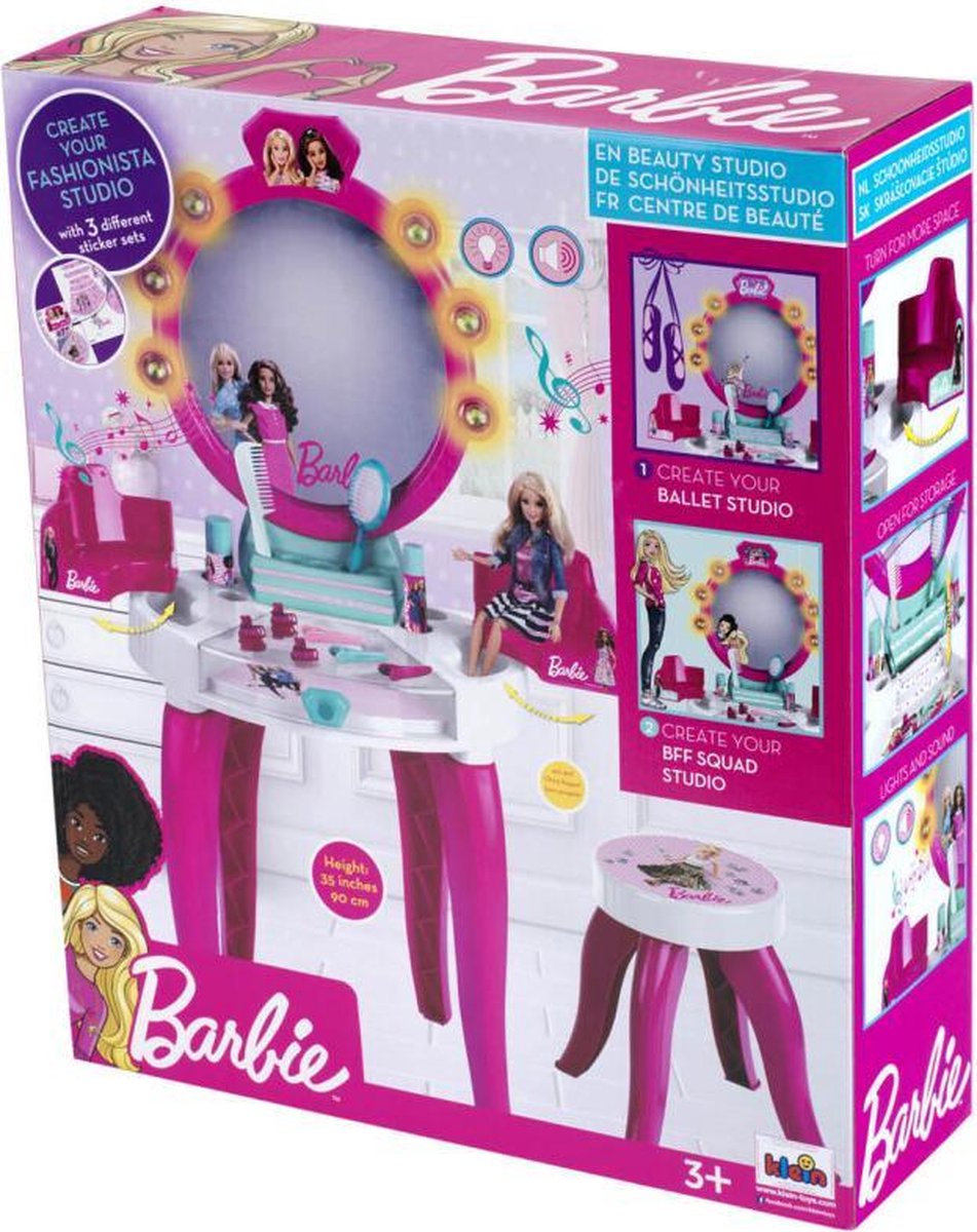 Barbie Beauty Studio With Light And Sound Function With Accessories | bol.com