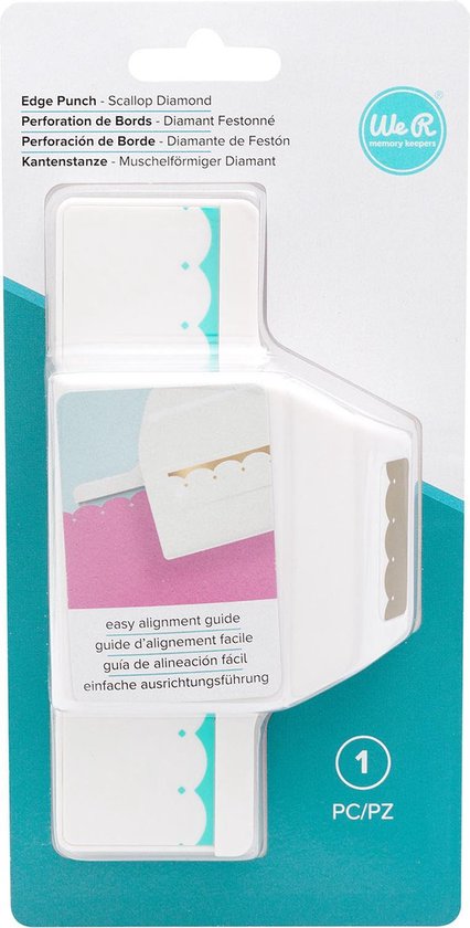 We R Makers Pons - Hoekpons - scallop diamond | bol