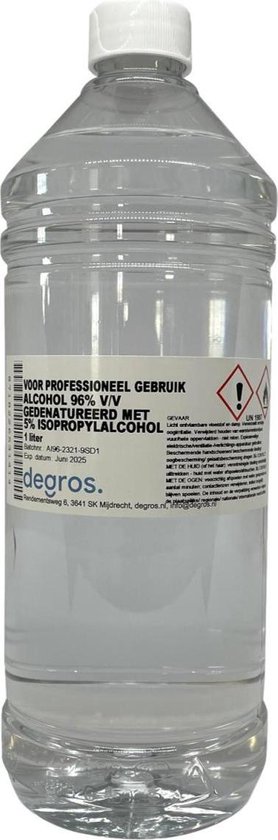 Alcohol 96 procent 1 liter | bol.com
