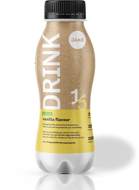 Jake | Drink | Vanilla Flavour | 1 x 310 ml | Snel afvallen zonder ...