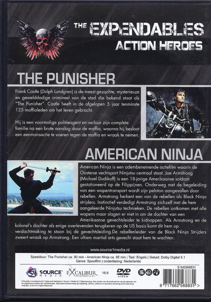 Punisher/American Ninja (DVD) (Dvd), Dolph Lundgren | Dvd's | bol.com