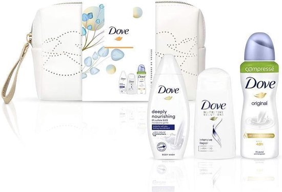 DOVE Mini Repair Shampoo Kit, voedende douchegel en originele deodorant ...