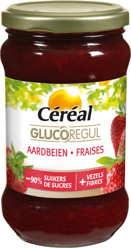 Céréal Jam Aardbeien - 320 gr | bol