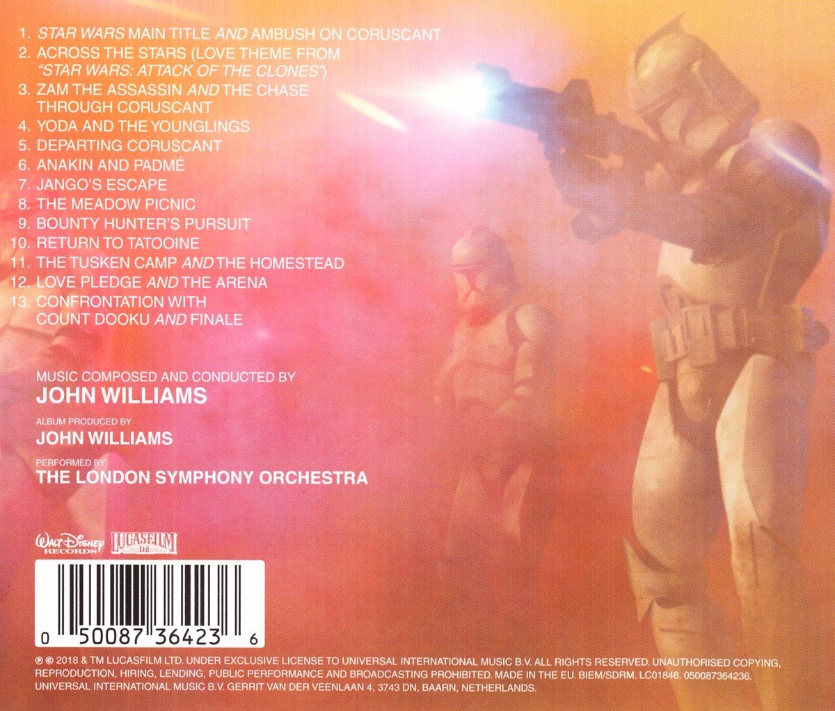 John Williams - Star Wars: Attack Of The Clones (CD) (Original ...