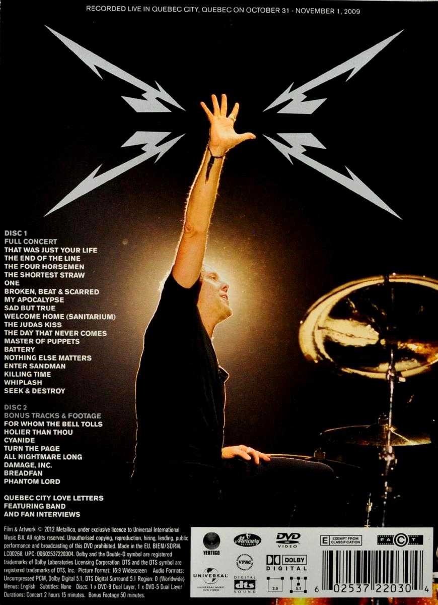 Metallica - Quebec Magnetic (DVD) (+Bonus Dvd), Metallica | Muziek ...
