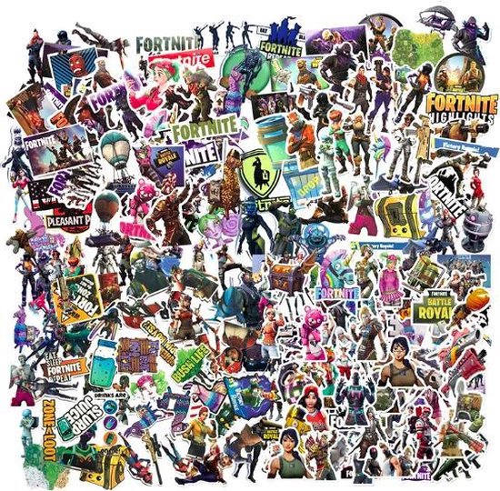 ProductGoods - 50 Stuks Fortnite Stickers - Muur Decoratie - Koffer ...