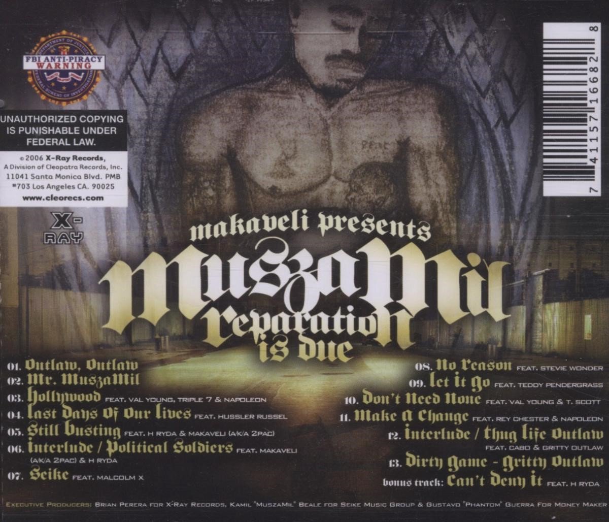 Makaveli Presents Muszamil - Reparation Is Due (CD), Makaveli | CD ...