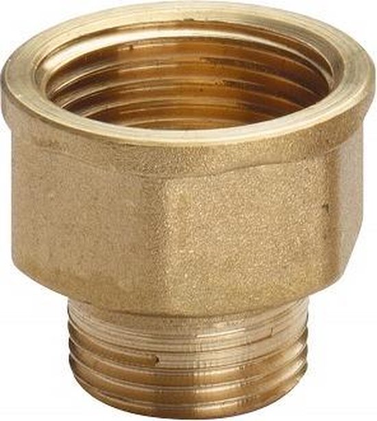 Bonfix - messing - sok-nippel verloop - 1/2" x 3/8" - No. 246 bi. x bu.dr. | bol.com