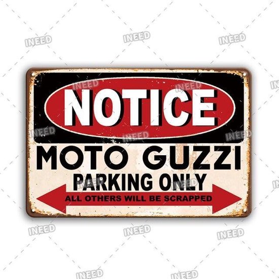 Retro Parking Auto Car Metalen Tin Plaque Sign Plaat Home Decor Pub ...