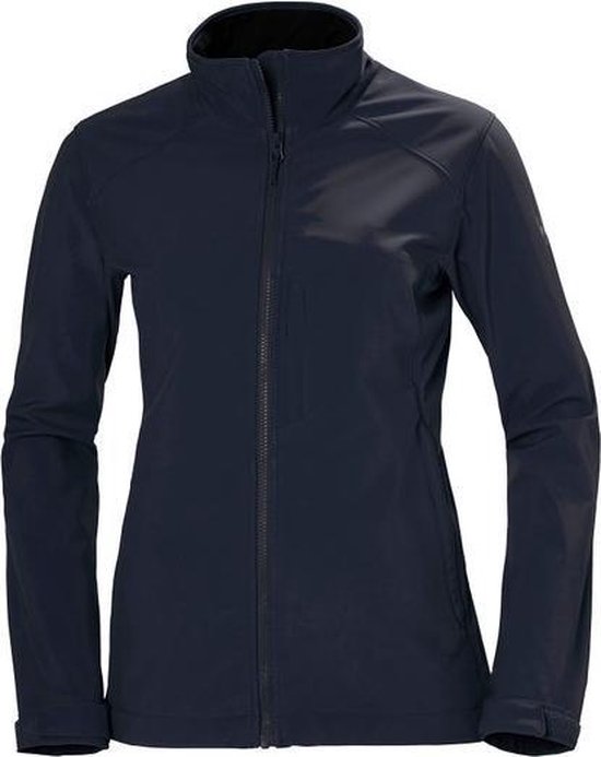 Helly Hansen W Paramount soft shell jas dames marine | bol.com
