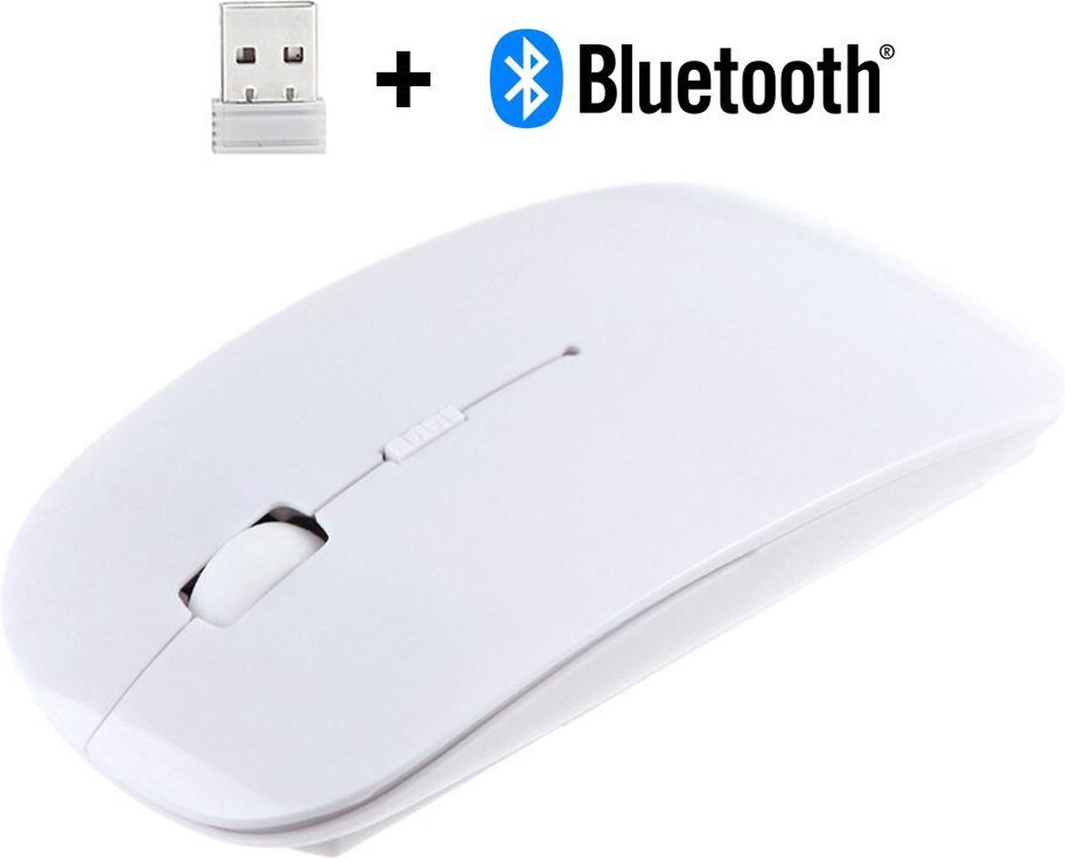Draadloze Oplaadbare Muis - Computermuis - Bluetooth Muis - Wireless ...