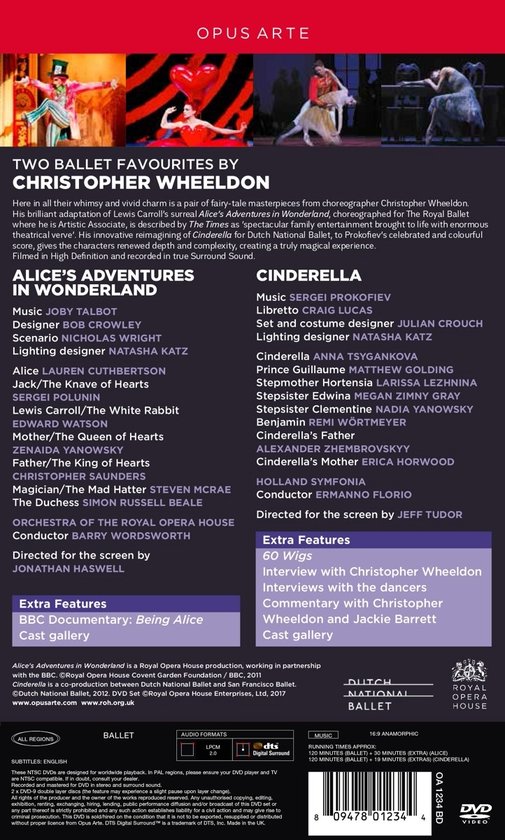 Royal Ballet & Dutch National Bal - C. Weeldon Ballets Cinderellaalice ...