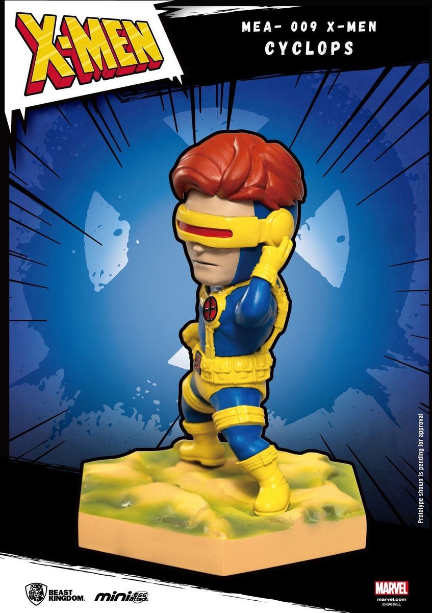 Beast Kingdom Marvel Comics: X-Men - Cyclops Mini Egg Attack Figure Action Figuur - 9cm | bol.com