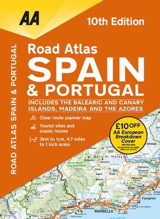 AA Road Atlas Spain & Portugal, AA Publishing | 9780749581138 | Boeken ...