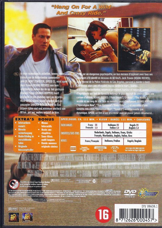 Speed (Dvd), Keanu Reeves | Dvd's | bol