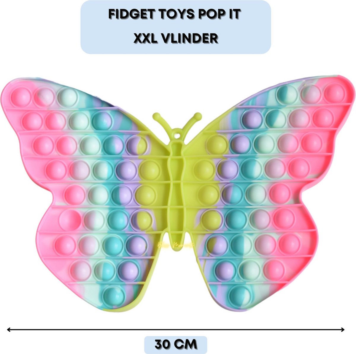 Fidget Toys Pakket | Set met 6 Pop It Fidgets | incl. Groot / XL / XXL ...