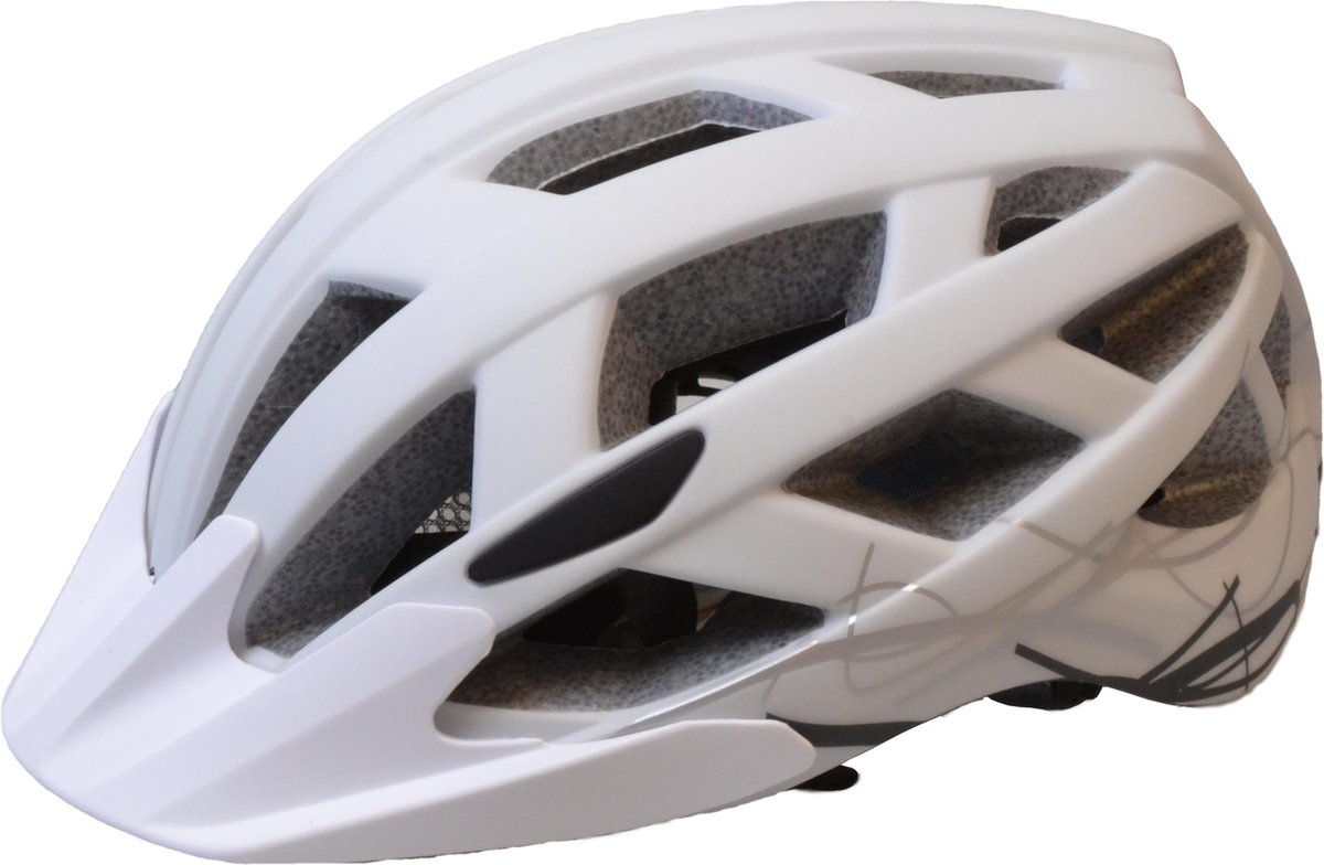 Stads fietshelm met led verlichting - Ook geschikt voor ebike - Trendy ...