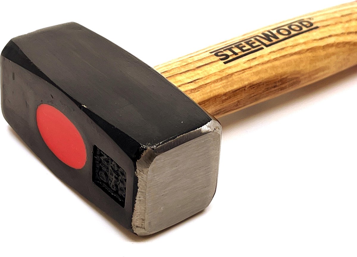 Steelwood Vuisthamer - Moker - 1000 gr - Gelakte houten steel | bol.com