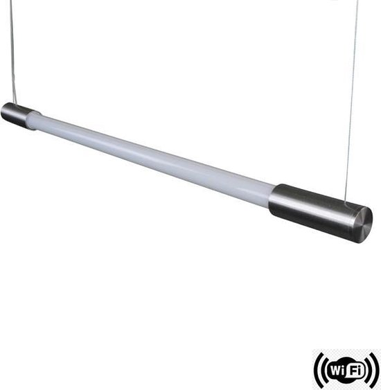 FLiRD Play RVS Bureaulamp 100 cm/ 4.000K (Koel wit) Incl. WiFi. | bol.com