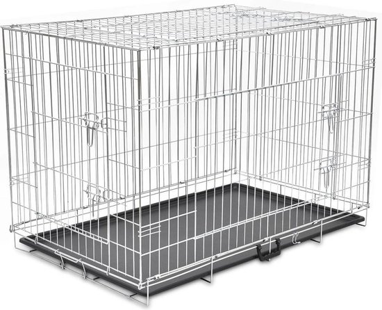 Hond Kooi - Opvouwbare - Metalen - Hond Bench - Huisdier Kinderbox ...